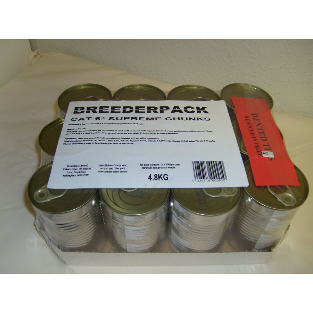 Breederpack 6 Star Cat Chunks Dents 12 pack